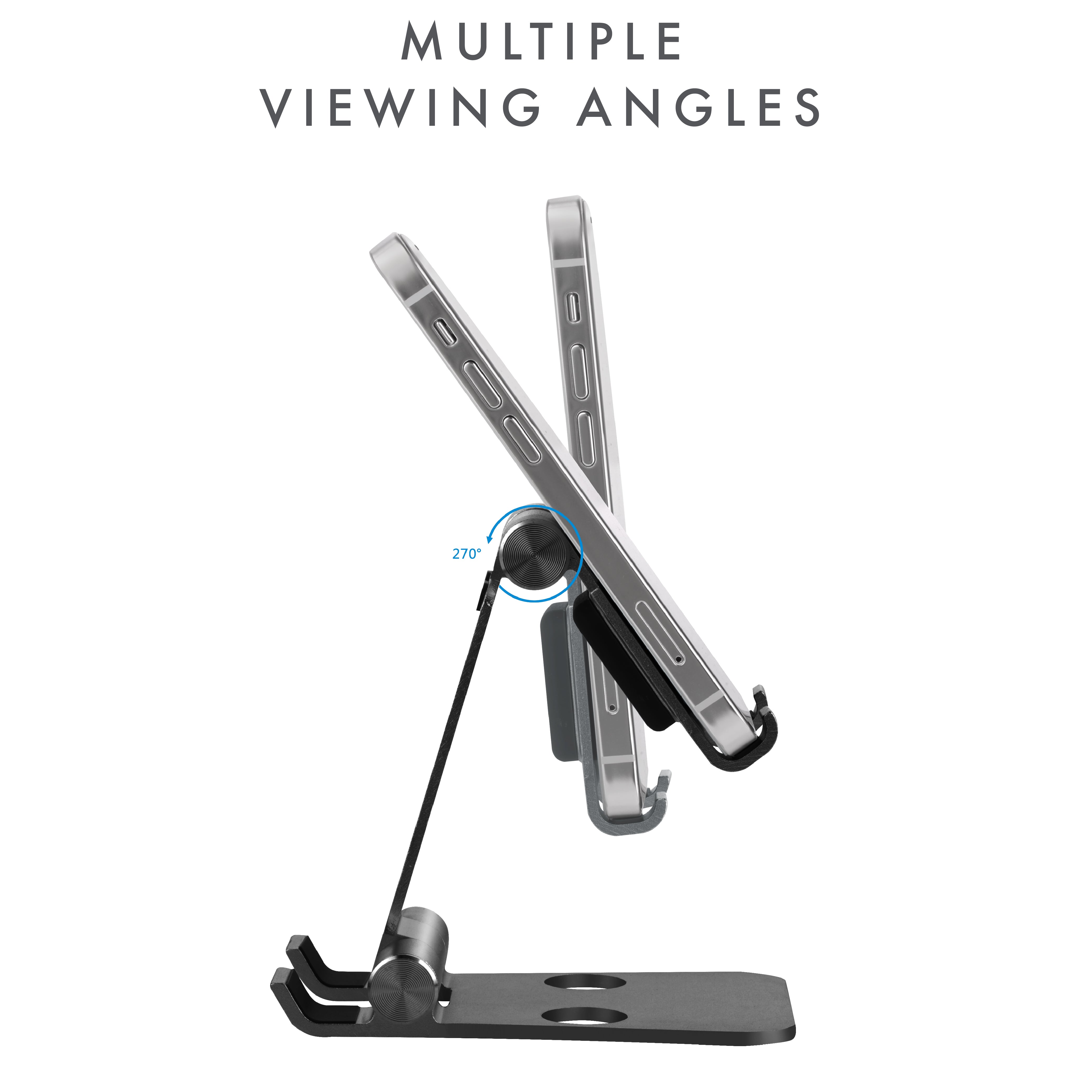 Powerology SIMPL Pro 3-in-1 Stand for Cellphone, Tablet and Apple watch ...