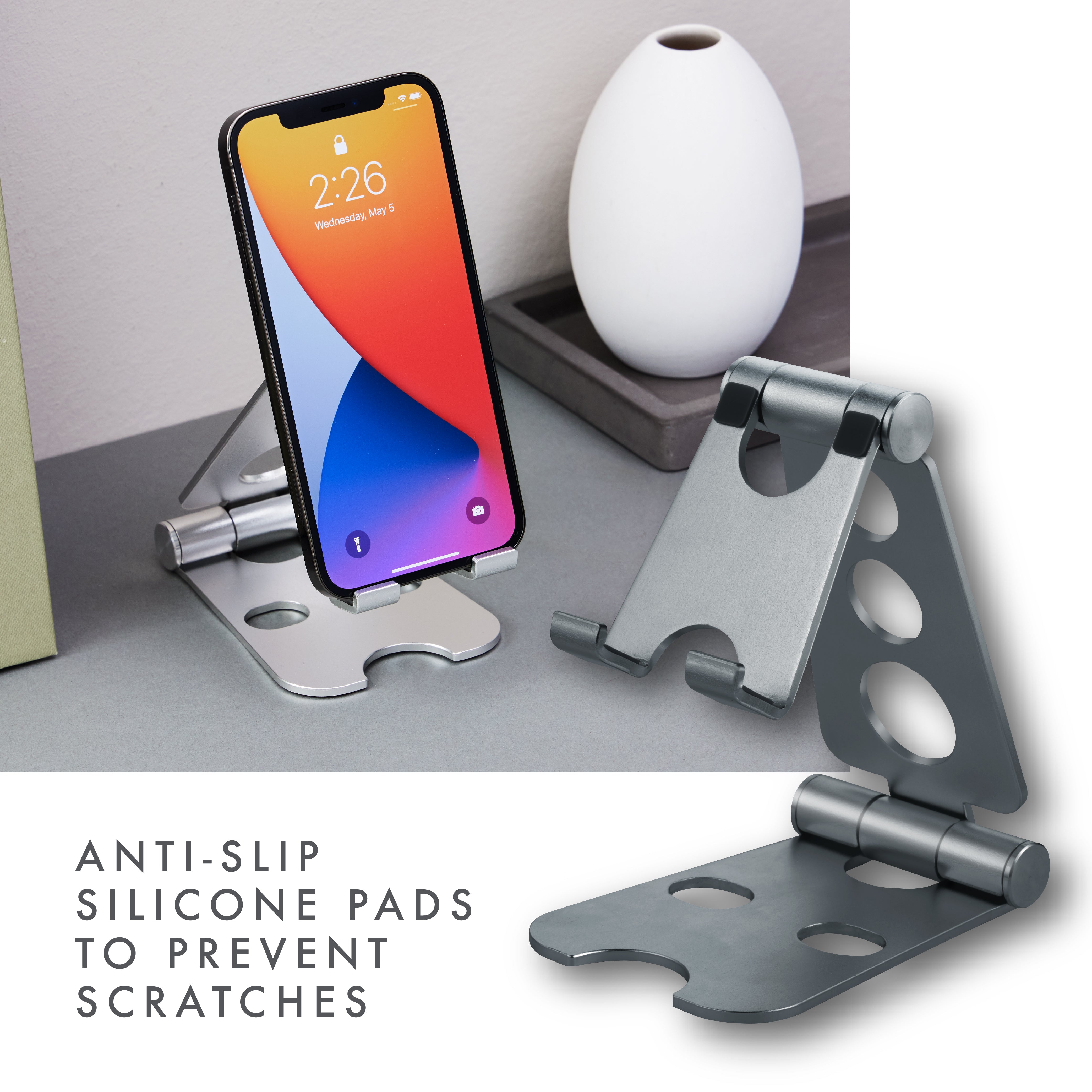 Powerology SIMPL Foldable Stand for Cellphone iPhone Tablet iPad ...